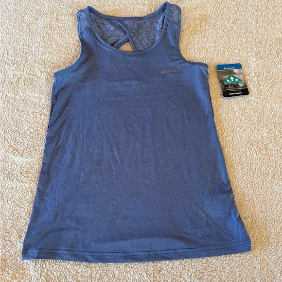 Columbia | Tops | Columbia Sunlight Peak Novelty Tank Womens Xs Blue ...
